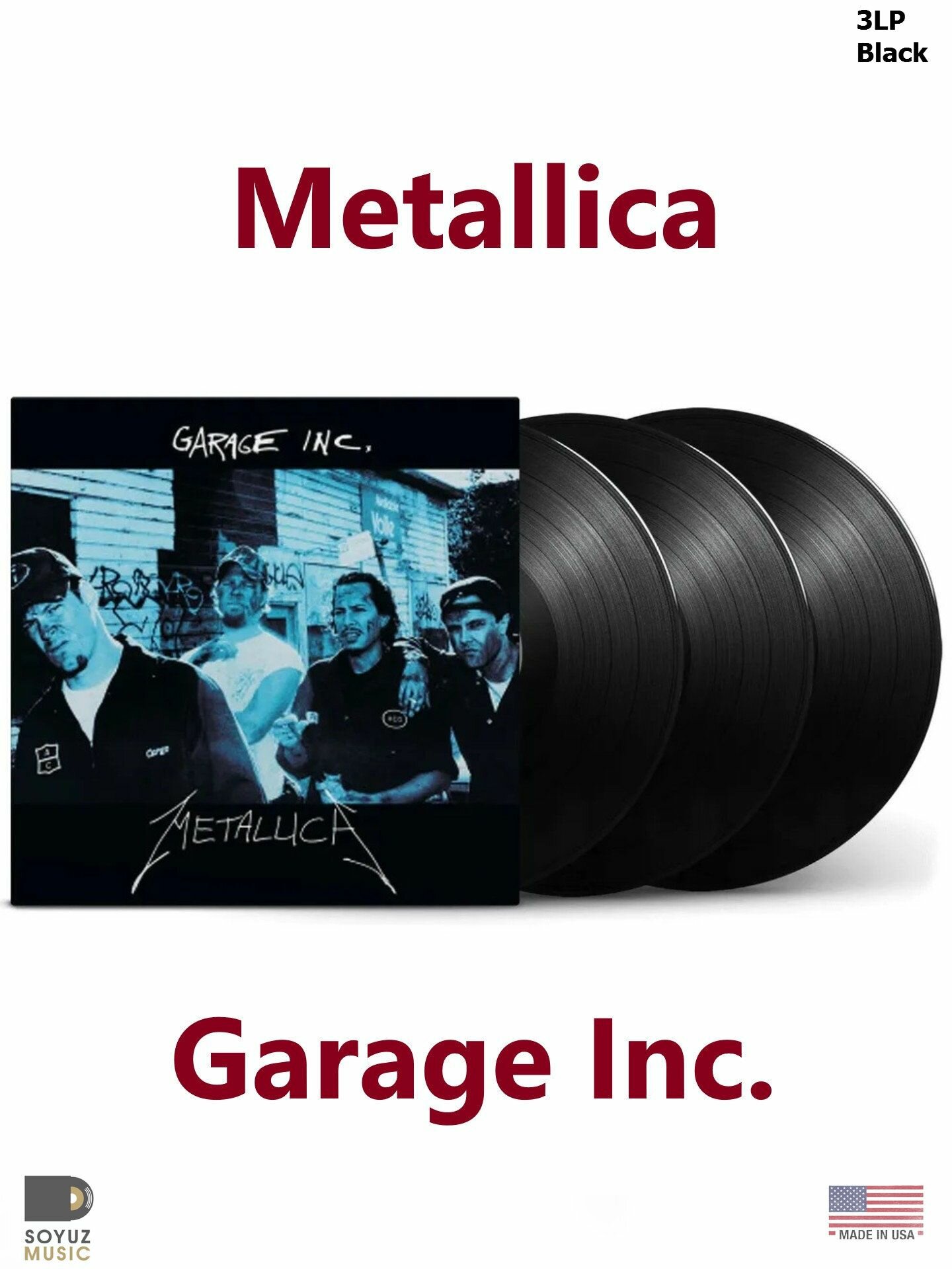 Metallica. Garage Inc. (3LP Gatefold, Reissue/ Виниловая пластинка)
