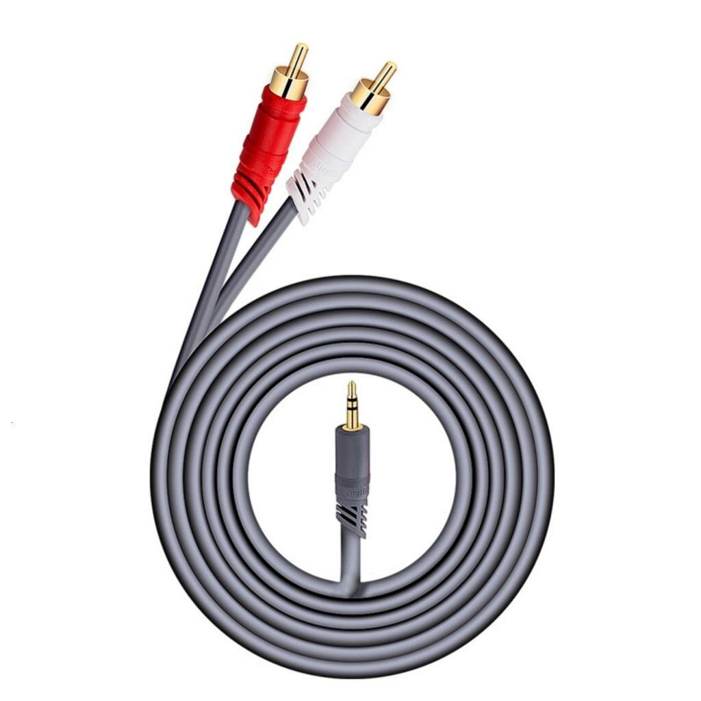 Аудиокабель 3,5 мм – 2 RCA, 5m