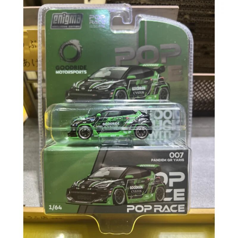 WELLY POPRACE 1:64 Pandem GR Yaris металлическая модель автомобиля
