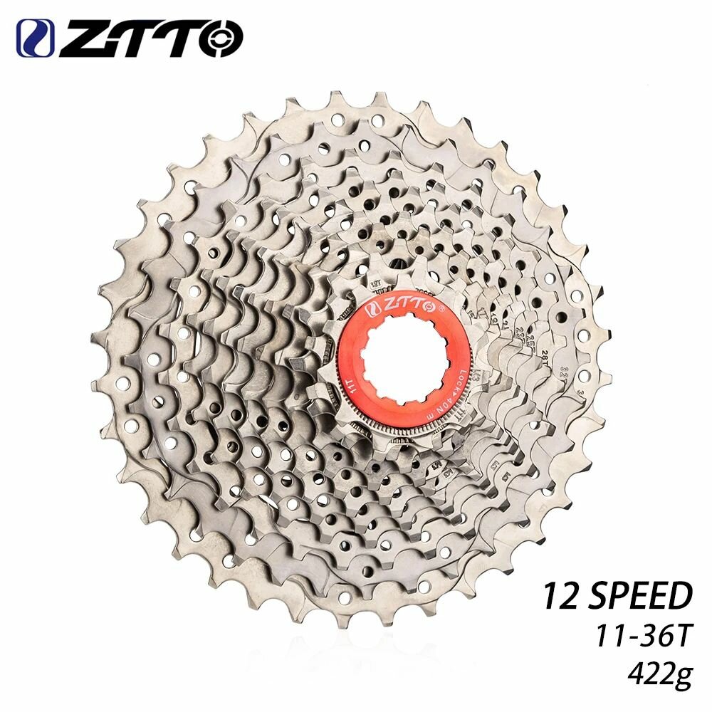 Кассета ZTTO 12 скоростей, 11-36T Silver