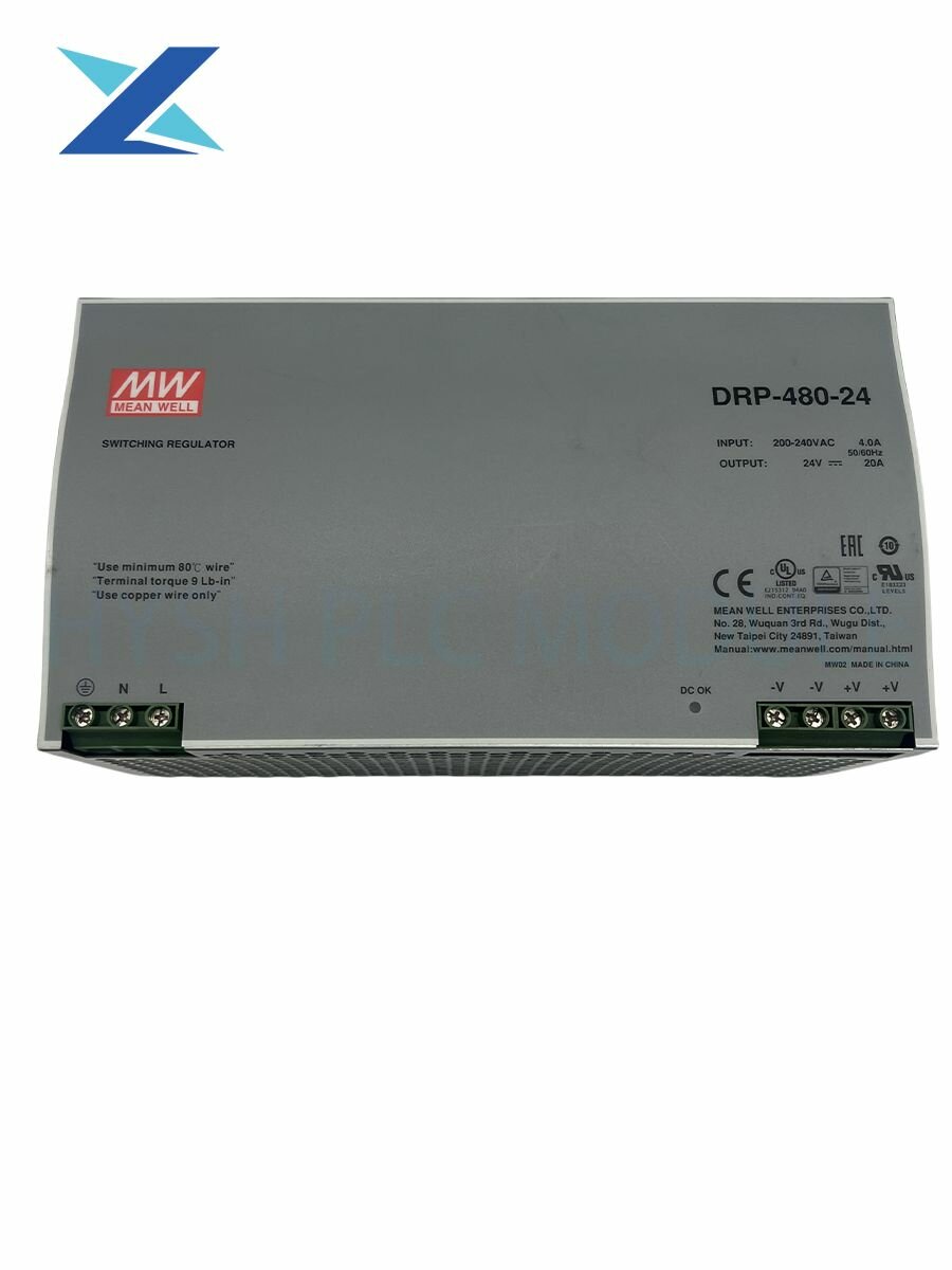 Новый импульсный источник питания DRP-480-24(DC24V 20A)