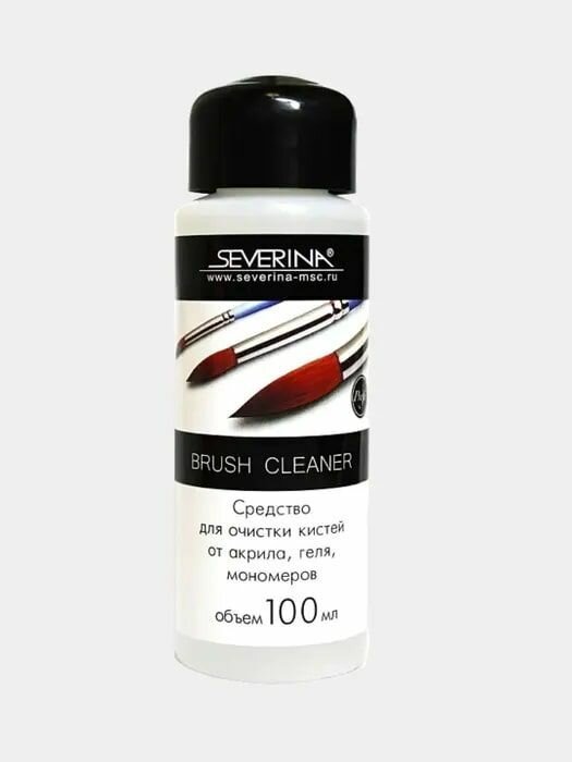 Средство для очистки кистей Severina Brush Cleaner, жидкость, 100мл
