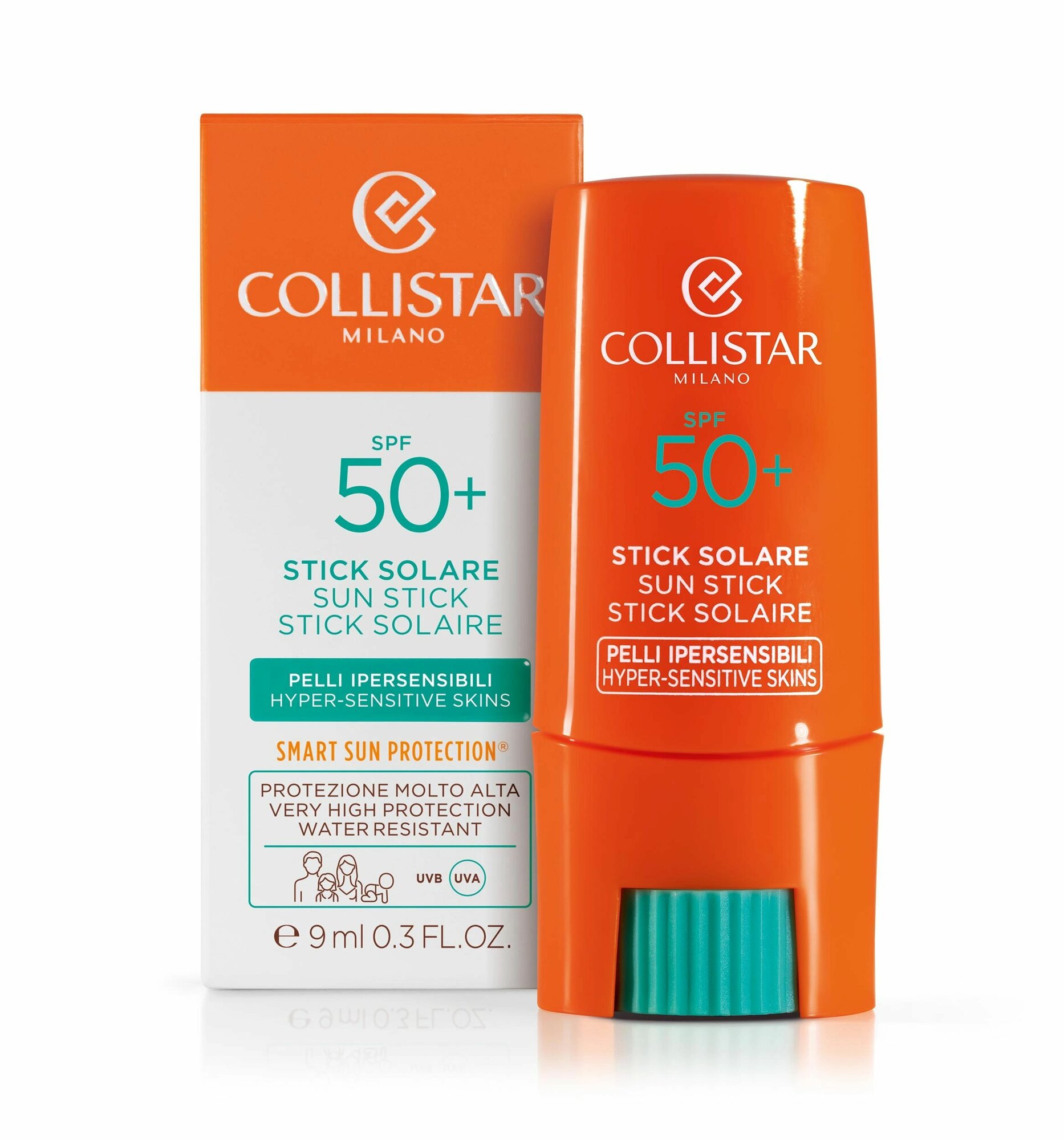 Collistar Солнцезащитный стик/ Sun Stick SPF 50+ 9 мл