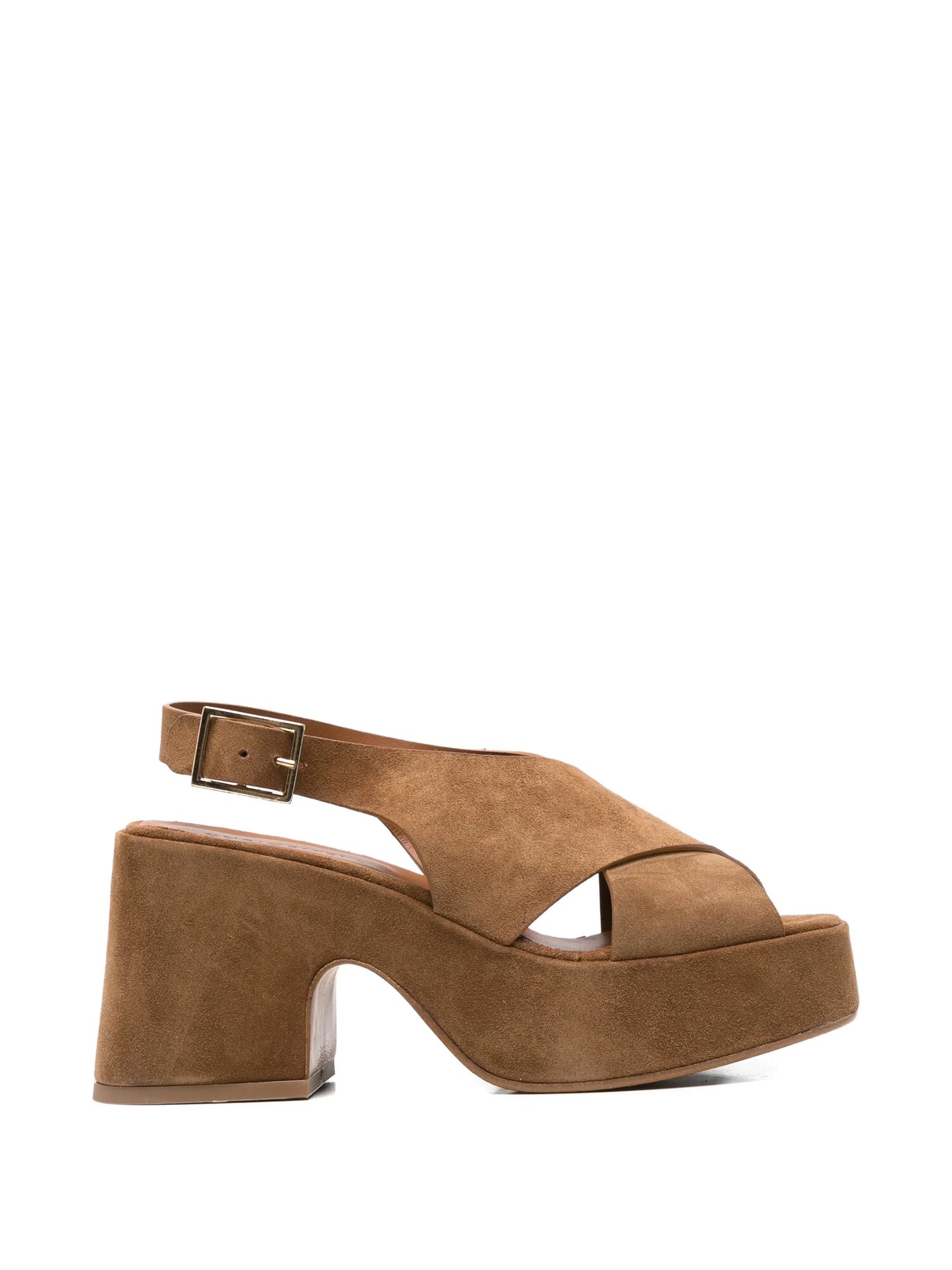 Босоножки Crossover-strap platform sandals