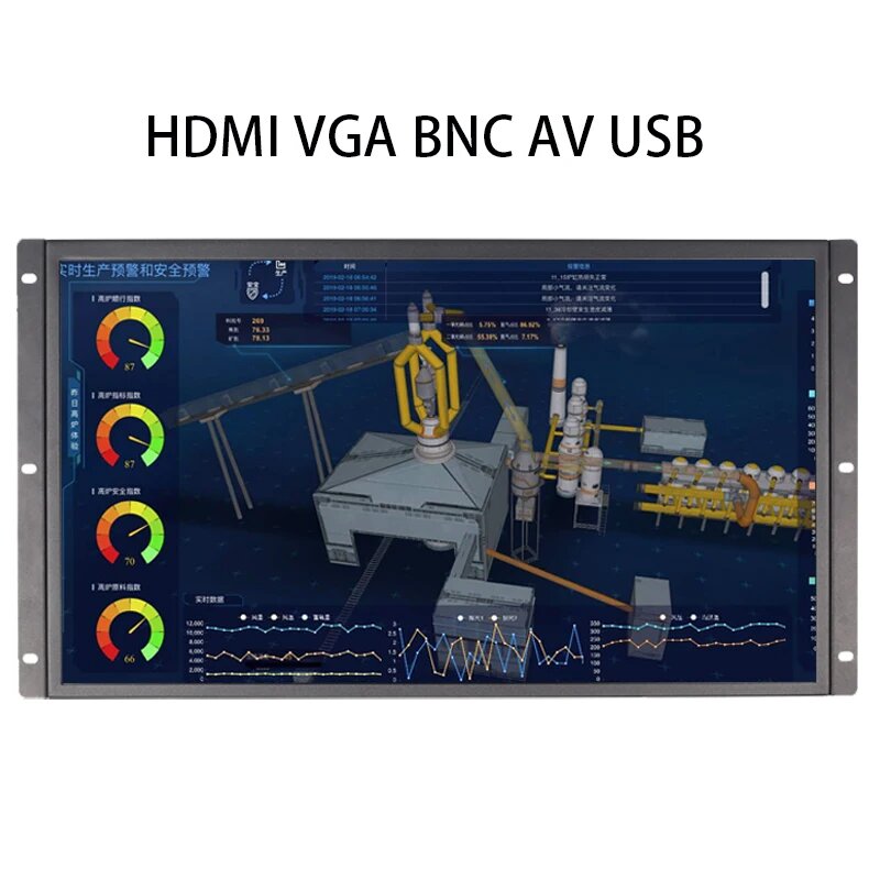 ZHIXIANDA 24-дюймовый монитор с сенсорным экраном PCAP открытой рамки VESA Mount с яркостью 1000 кд/м², промышленный ЖК-дисплей для уличных киосков
