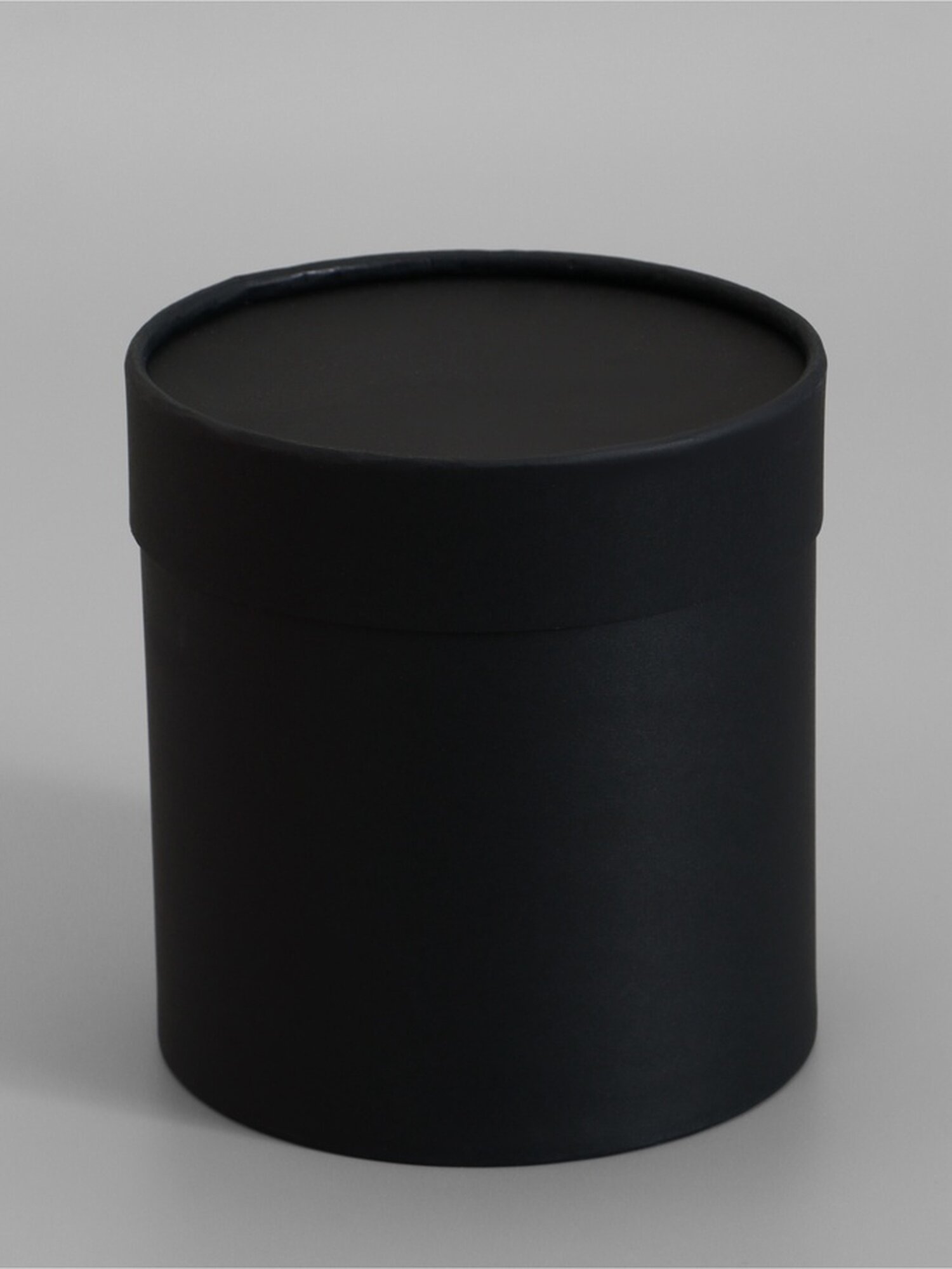 Коробка подарочная, завальцованная «Чёрная», 14×14 см