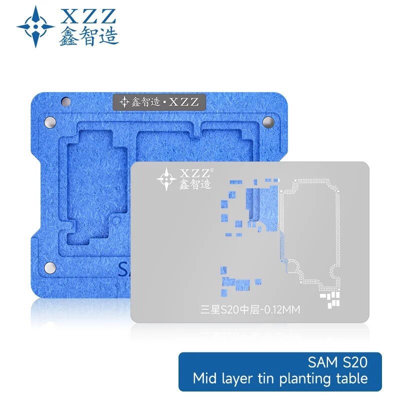 Магнитный BGA-шаблон XZZ Galaxy для средней рамки материнской платы Samsung SAM S20