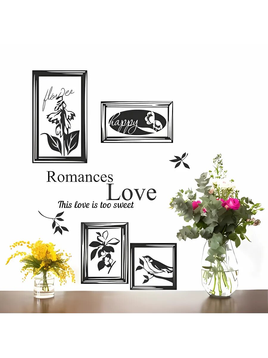 Наклейка фоторамки Romances allstick арт. W_32-43