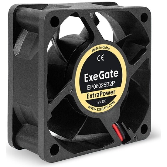 Вентилятор для корпуса Exegate ExtraPower EP06025B2 12В DC 60x60x25мм EX295229RUS