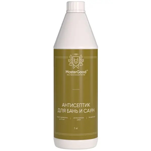 Антисептик MasterGood для бань и саун готовый раствор 1 л