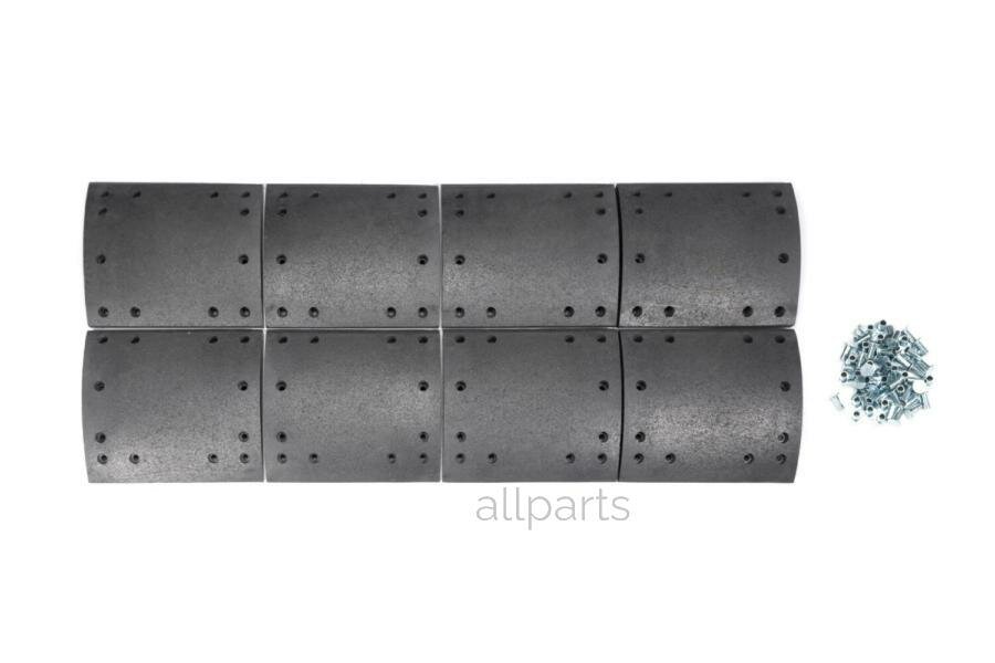 TOPCOVER T05618011 Накладки на колодки FRUEHAUF/ROR STD (419x219ММ)