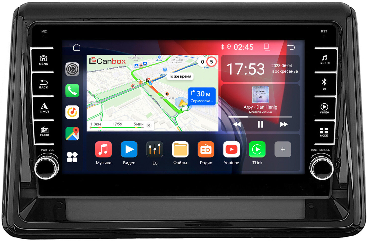 Штатная магнитола Canbox BGT9-0565 для Toyota Esquire, Noah 3 (R80), Voxy 3 (R80) 2014-2022 на Android 10 (IPS, DSP, CarPlay)
