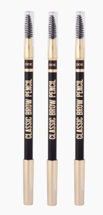 Карандаш для бровей с аппликатором Stellary Eyebrow pencil, тон 300 Chocolate, 1.35 гр 3 шт