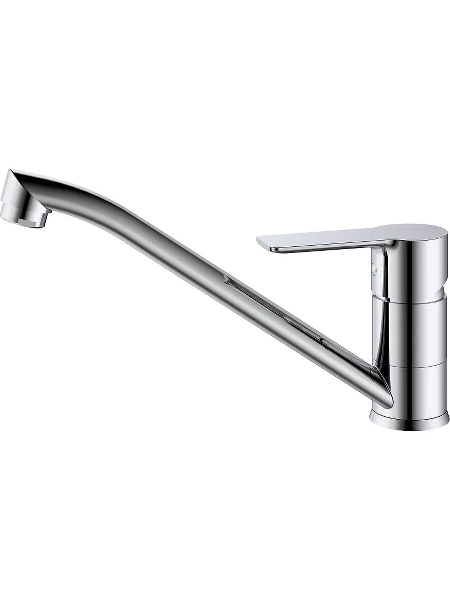 Смеситель для кухни Splenka S06.42, латунь, поворотный излив, система быстрого монтажа