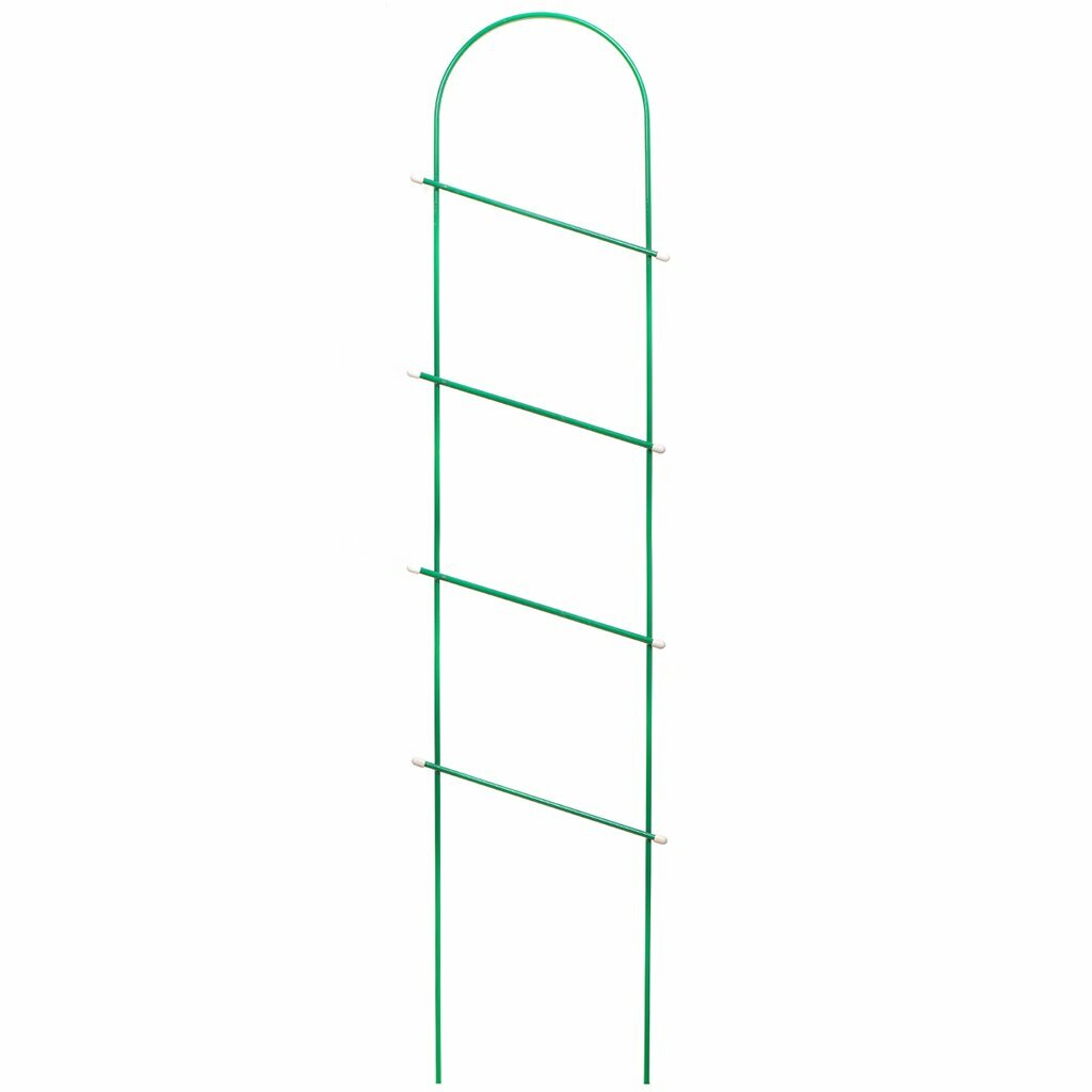 Шпалера металлическая Лесенка 35x170 см, зелёная, для вьющихся растений