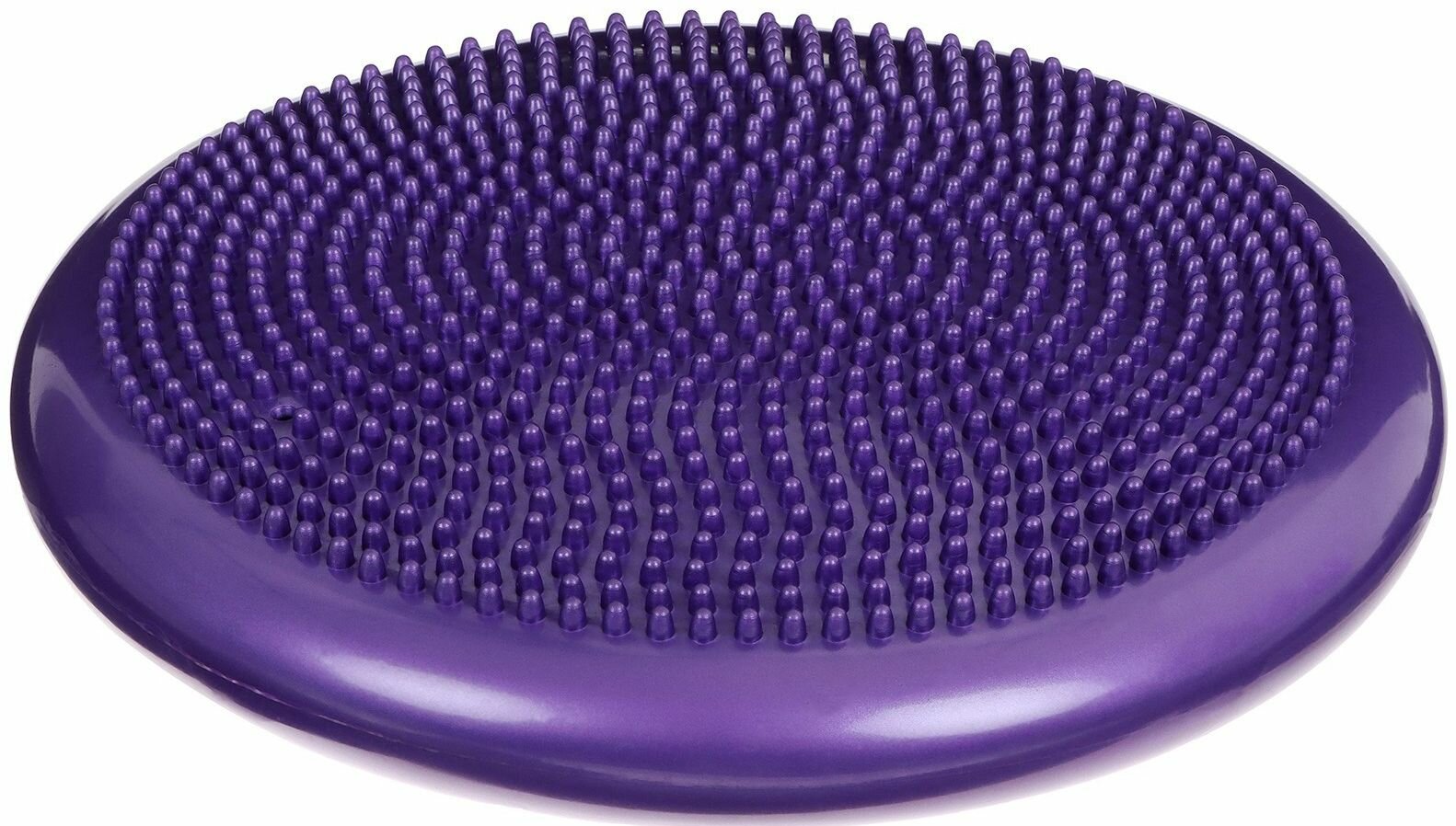 Подушка балансировочная массажная для ног, механический массажер-диск с шипами для фитнеса, спортивный инвентарь для детей и взрослых, d 35 см, цвет фиолетовый