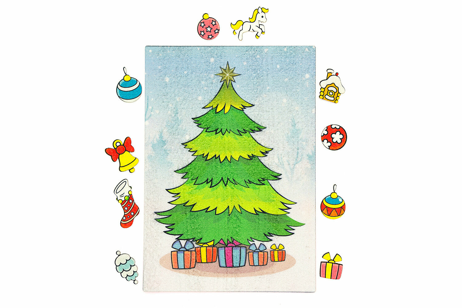 Наряди елку (фетр)