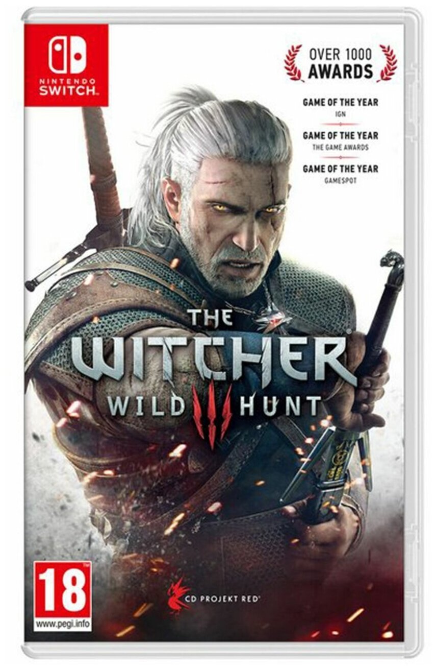 Игра Witcher 3: Wild Hunt (Nintendo Switch, полностью на русском языке)