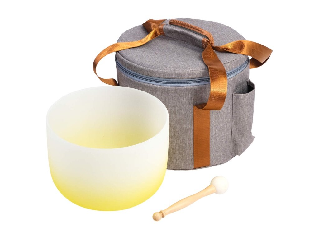 CFCS-10 Поющая чаша 10", хрусталь, желтая, в чехле, Arborea