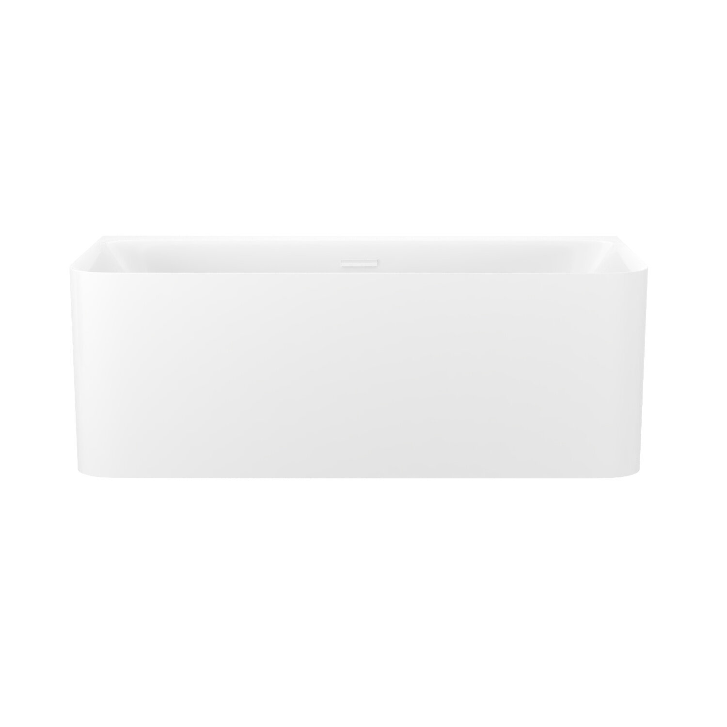 Пристенная акриловая ванна 170 х 75 см Wellsee Clermont 28260202R а наборе 4 в 1: ванна белый глянец, ножки, экран, слив-перелив