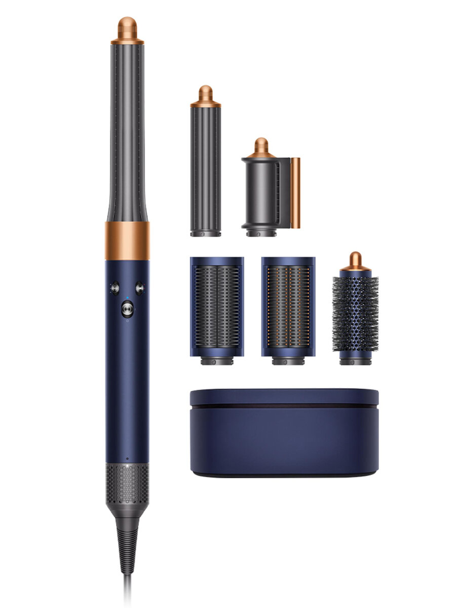 Фен-стайлер Dyson Airwrap complete long HS05, Dark Blue/Bright Copper CN（Тип вилки：CN）