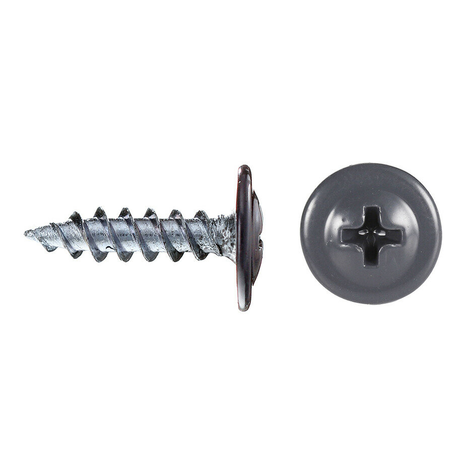 Саморезы клопы 16x4,2 мм (200 шт.) серый RAL 7024