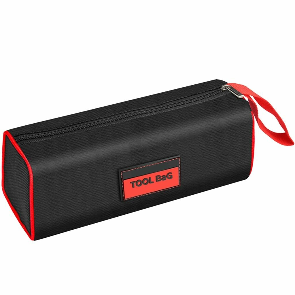 Сумка для хранения электрика, сумка инструментов красного цвета-однослойная очень большая