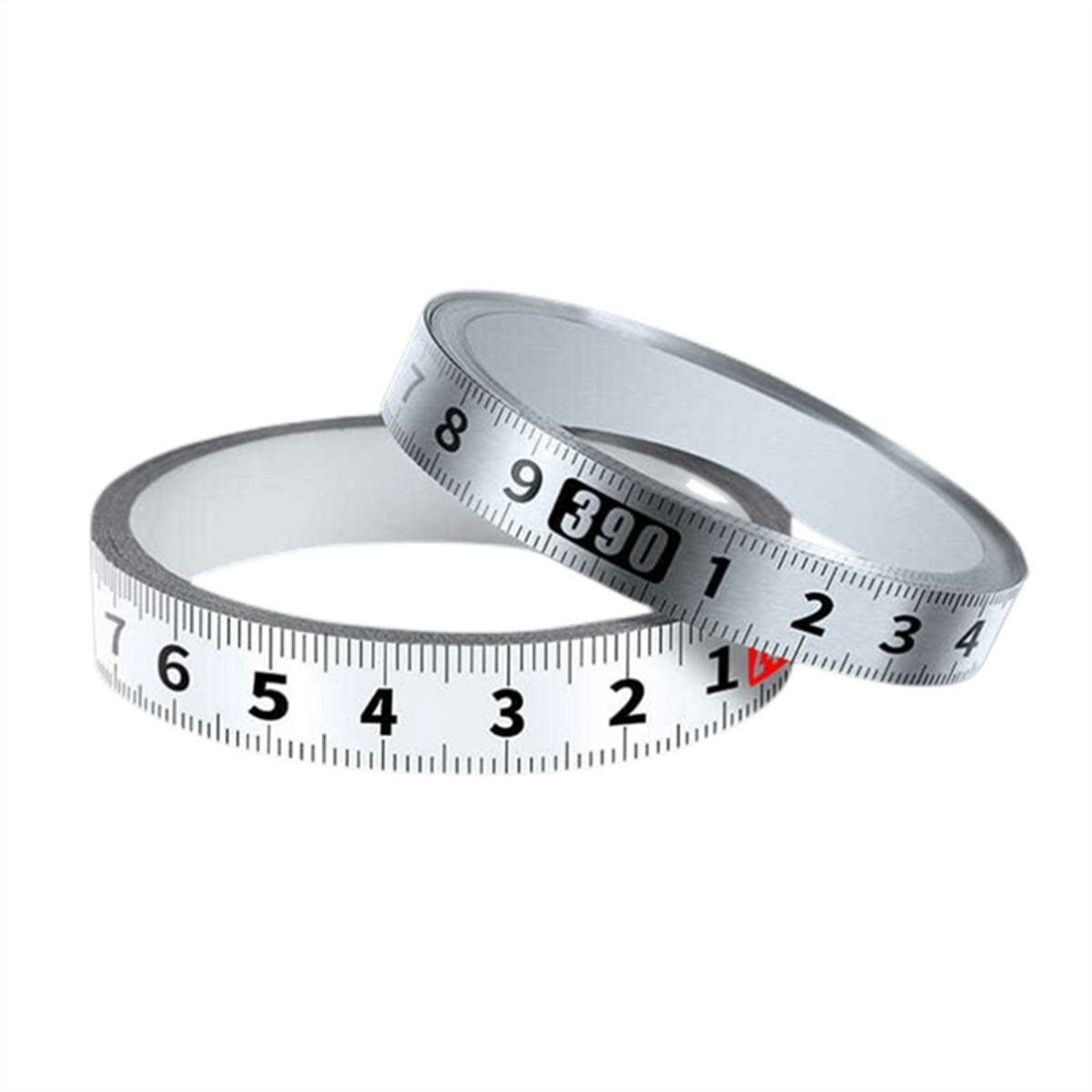 Шт. стальная самоклеящаяся измерительная лента аксессуары метрическая шкала верстачная линейка для деревообработки, пила 39.4 фута