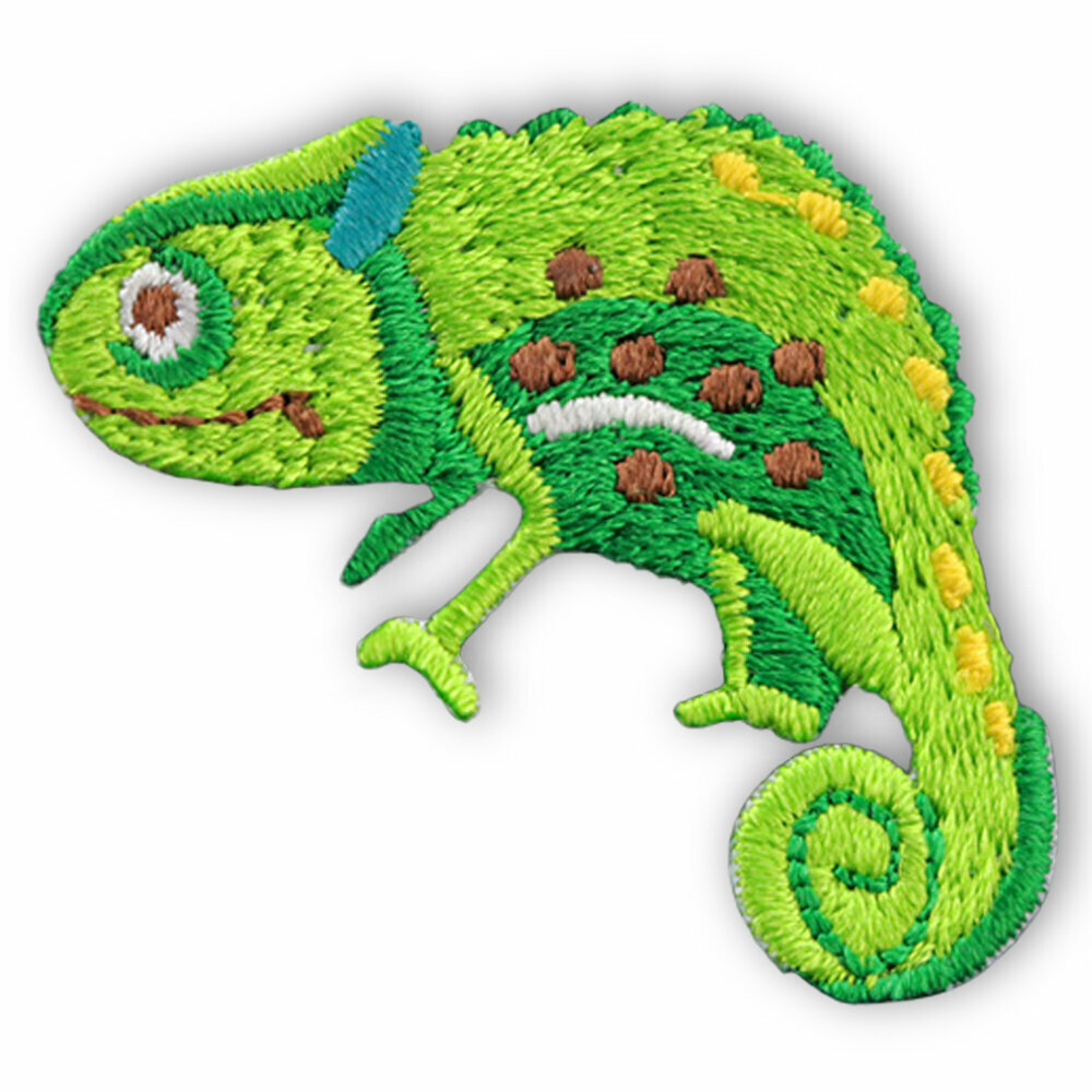 Шеврон Avelcro "Хамелеон", на липучке, полиэстер, 4,4х3,5 см