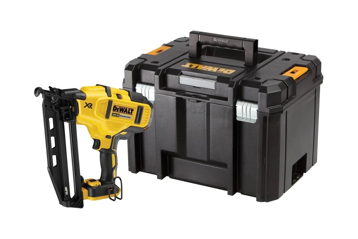 Аккумуляторный бесщеточный шпилькозабивной пистолет DEWALT DCN660NT 18 B, 48 Дж, без АКБ и ЗУ, в кейсе TSTAK DCN660NT-XJ