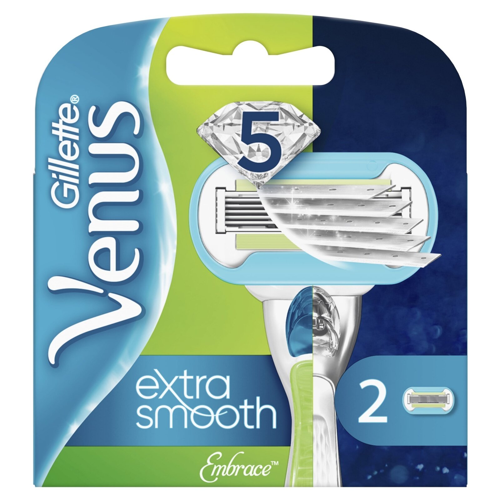 Сменные кассеты для бритвы Gillette Venus Extra Smooth, 2 шт
