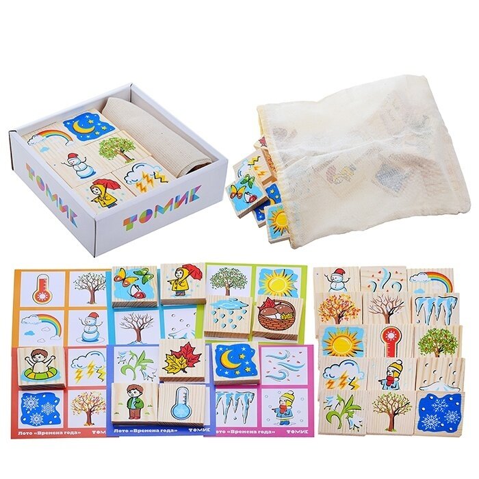 Лото Томик "Времена Года" 24 детали (1-75)