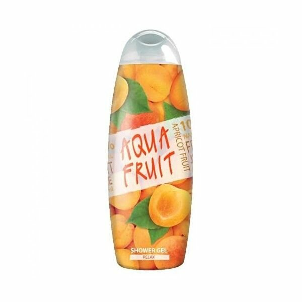 Гель для душа AQUAFRUIT "Relax", Apricot Fruit, 420 мл
