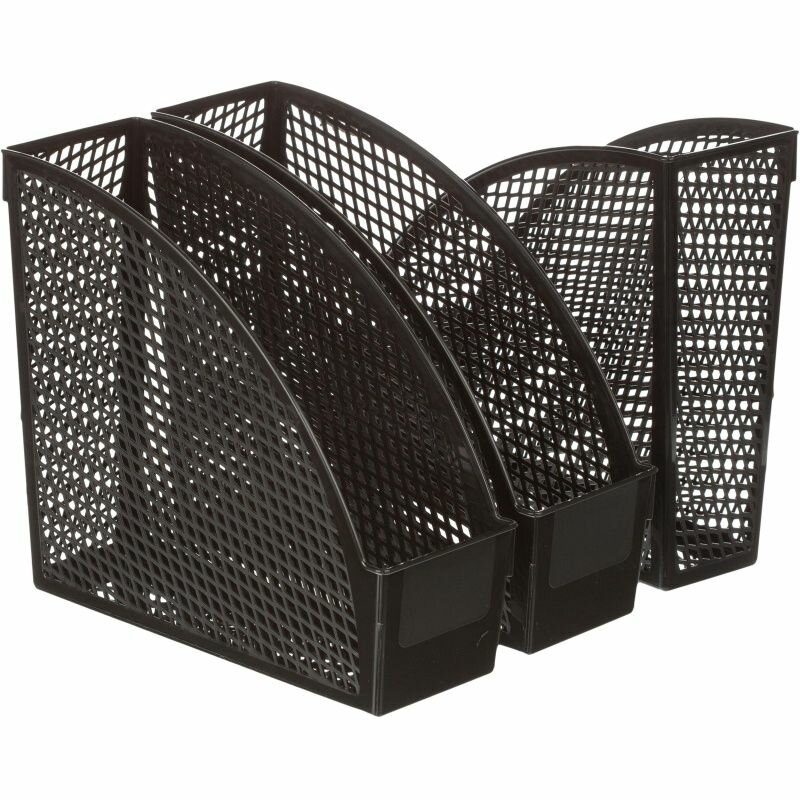 Вертикальный накопитель Attache эконом, черный, 3 штуки (517149)