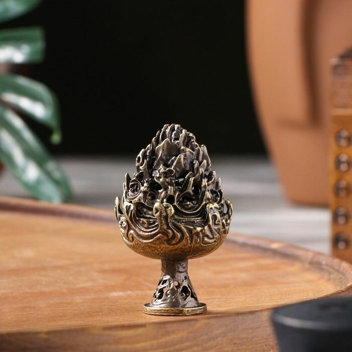 Курильница для благовоний Take it easy "Стихия", для конусов, керамика, металл