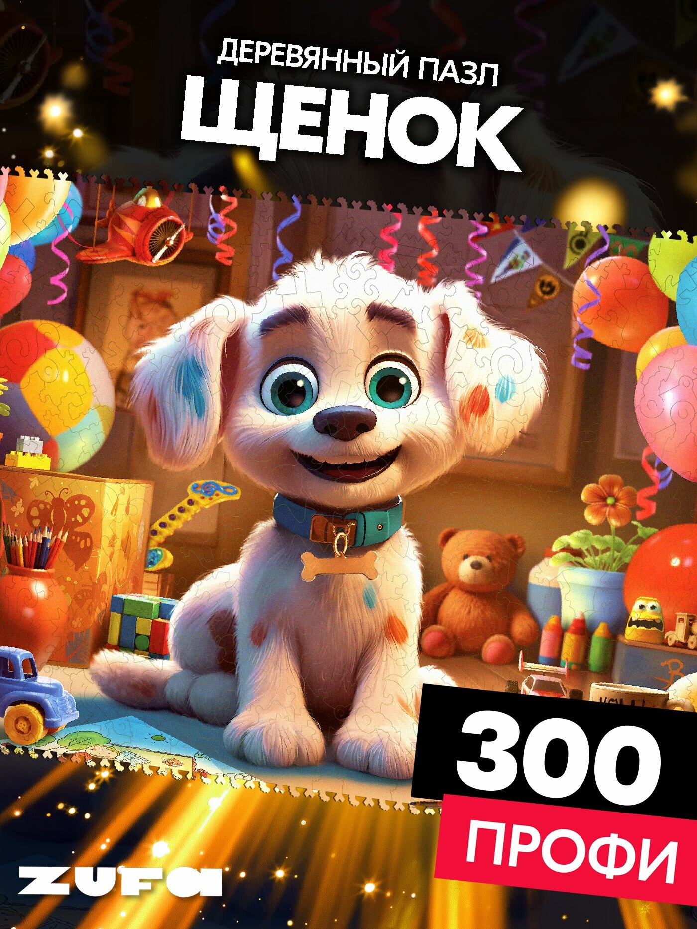 Пазл Щенок 300 деталей Профи