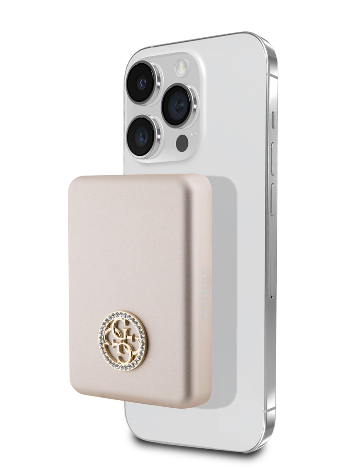 Guess АКБ MagSafe with Strassed 4G logo 5000 mAh 15W Gold