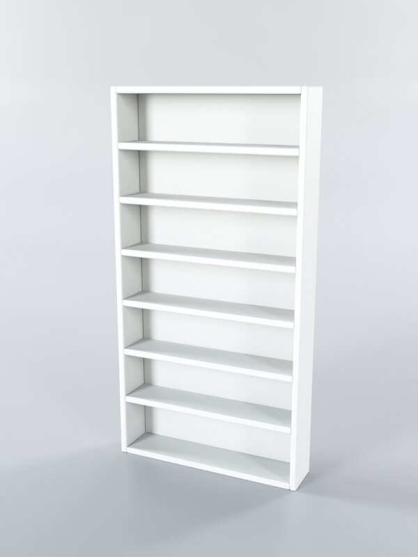 Стеллаж для нейл баров навесной №1, Белый. Производитель товара - компания Westcom.