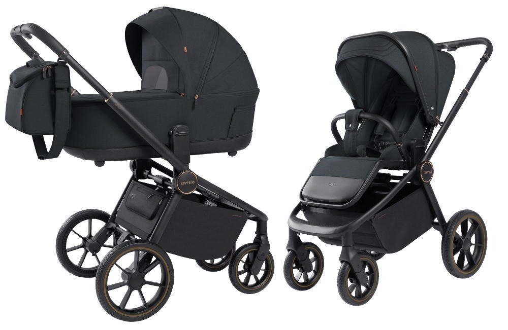 Коляска 2 в 1 Carrello Epica CRL-8510/2025, Space Black (Черный), для детей с рождения 0+