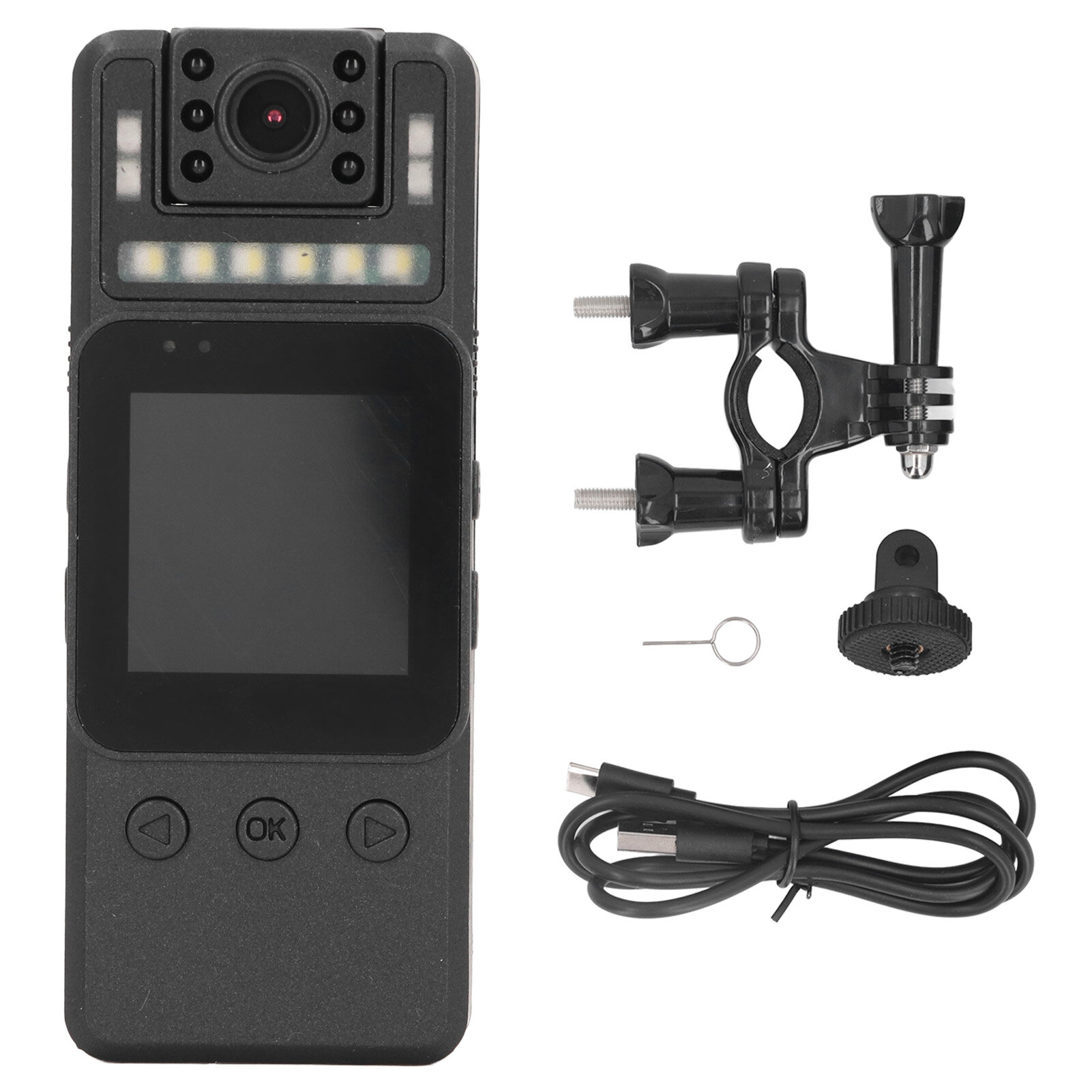 Wi -Fi Sports Camera с цветным дисплеем экрана 1080p HD широкоугольный видеорегистратор для наружного велосипеда в прямом эфире