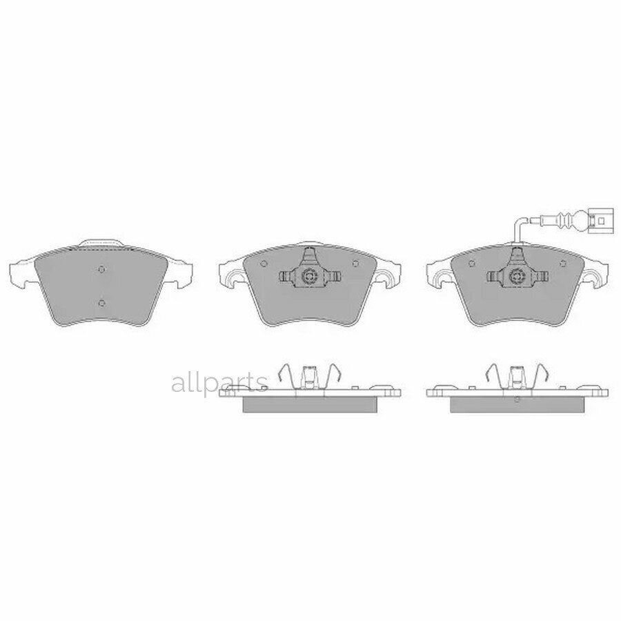 FREMAX FBP136601 колодки дисковые передние!\ VW T5/Multivan 2.0/3.2/1.9TDi/2.5TDi 03>