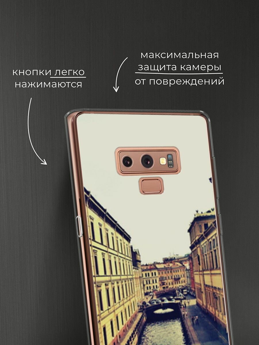 Чехол на Samsung Galaxy Note 9 / Самсунг Галакси Нот 9 с принтом "Санкт-Петербург" — фото 1