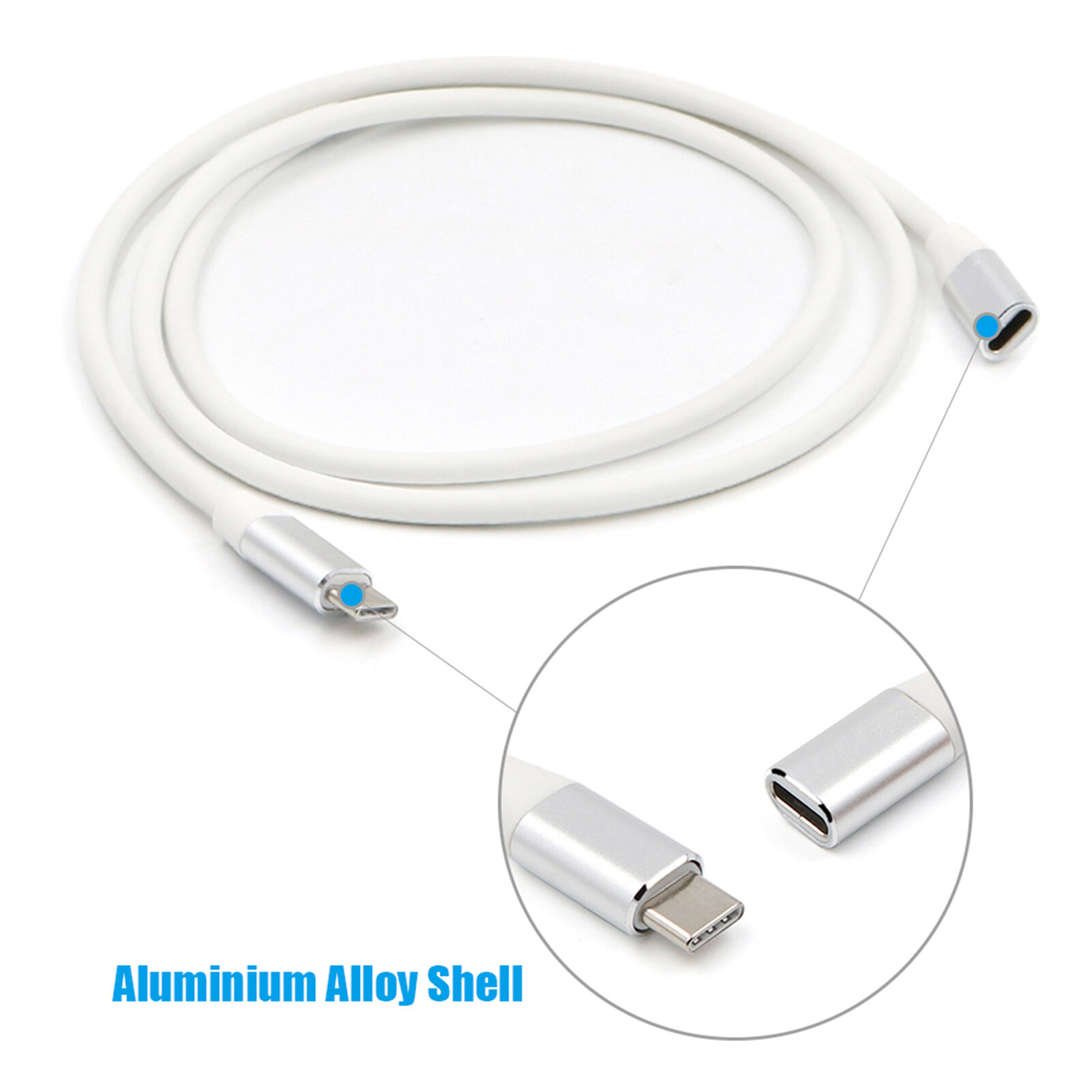Удлинитель USB-C 3.1 Type-C 1м (M-M) — фото 1