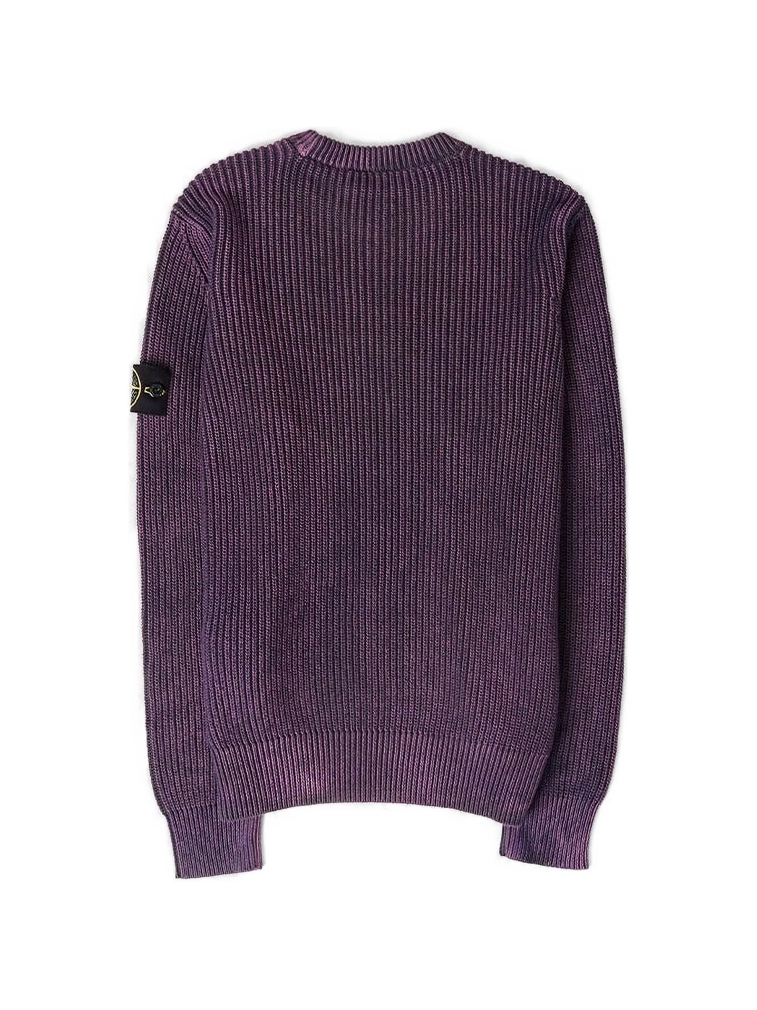 Свитер Stone Island Crew-neck sweater, размер S, , фиолетовый — фото 1