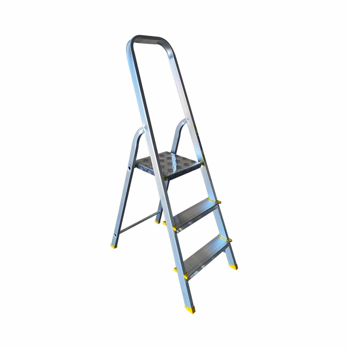 Стремянка С Анодированным Покрытием Alumet Серии Ара 3 Ступени, Рабочая Высота 2.6 М, Нагрузка 150 Кг.