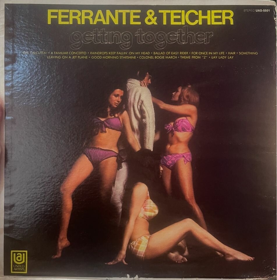 Виниловая пластинка Ferrante & Teicher LP Getting Together US 1970 ex nm