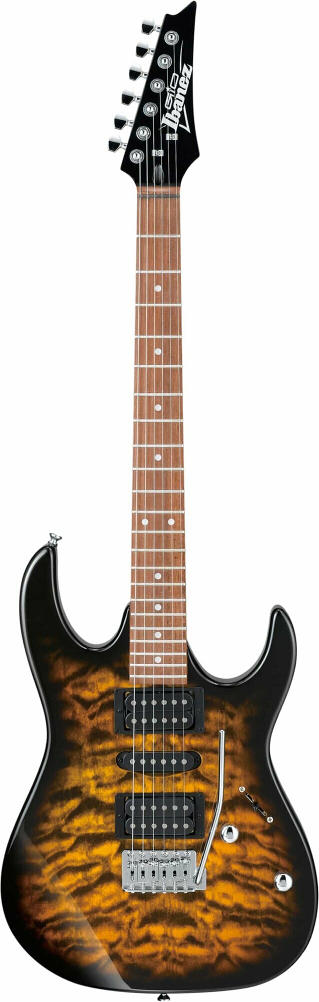Электрогитара Ibanez GRX70QA-SB, Sunburst