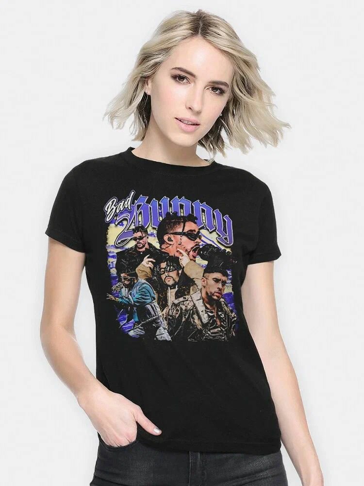 Футболка Bad Bunny / Бэд Банни / Женская