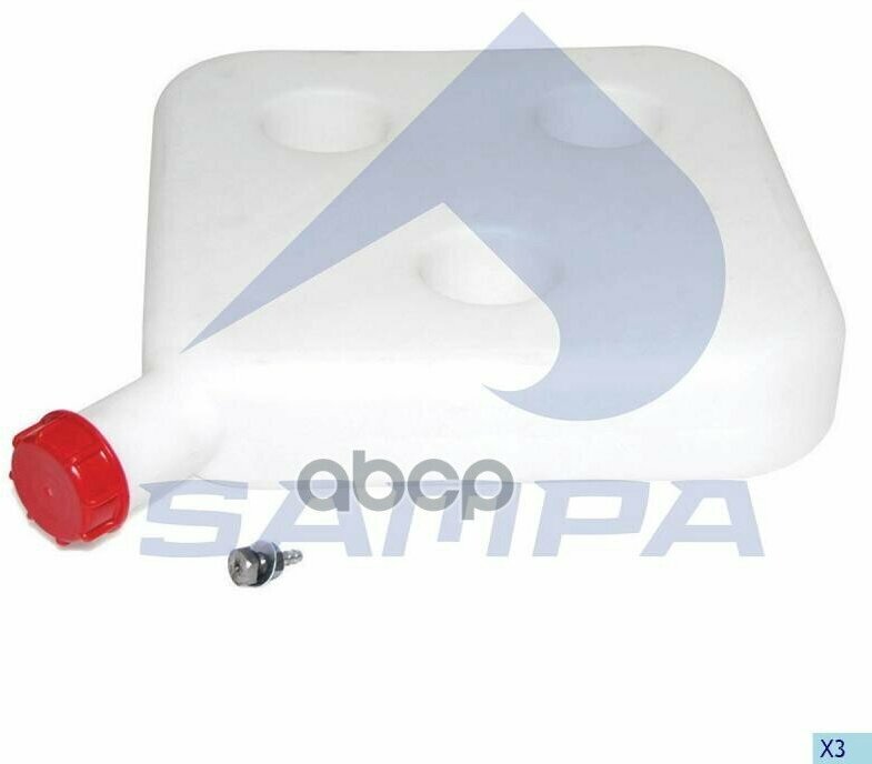 Бак Топливный Отопителя Автономного 10Л Mercedes Man Пластик Sampa SAMPA арт. 20317201