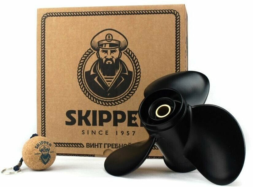 Винт гребной Skipper для Suzuki 8-20 л. с, 3x9-1/4x12 шаг, алюминий